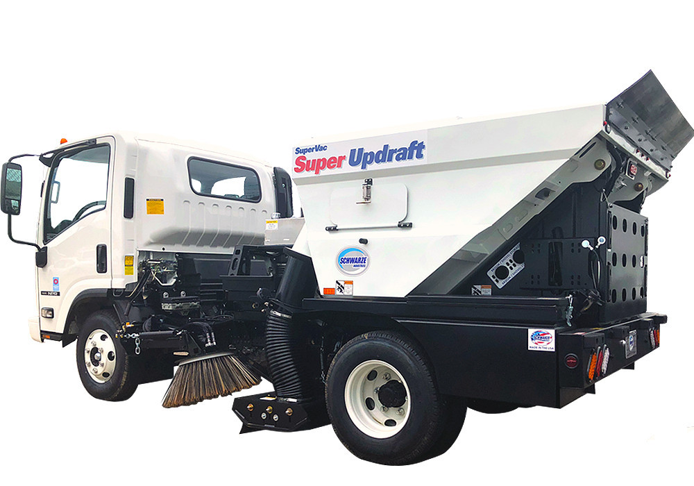 Schwarze SuperVac Super Updraft Cabover Sweeper - Carolina Industrial ...