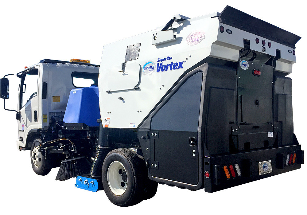Schwarze SuperVac Vortex Parking Area Sweeper - Carolina Industrial Equipment (CIE)