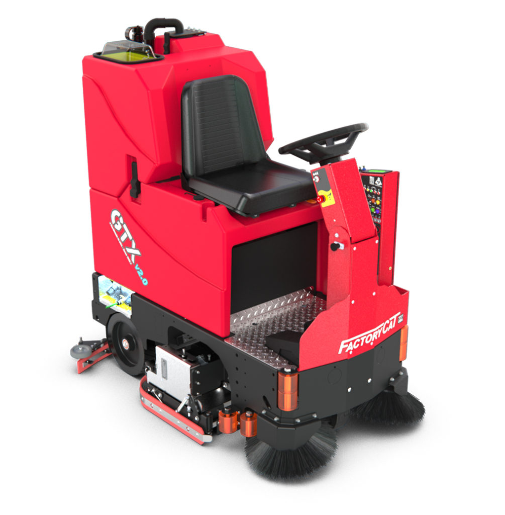 Factory Cat GTX Rider Floor Scrubber - Carolina Industrial Equipment (CIE)
