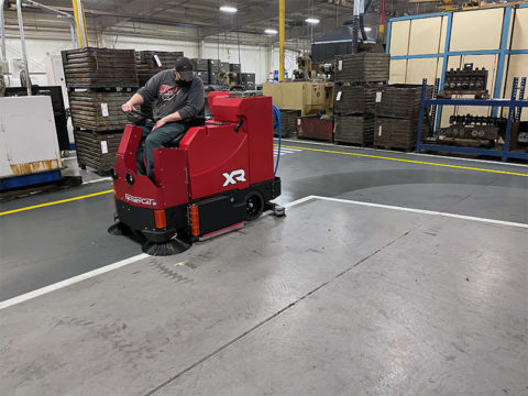 Factory Cat XR Rider Floor Scrubber - Carolina Industrial Equipment (CIE)