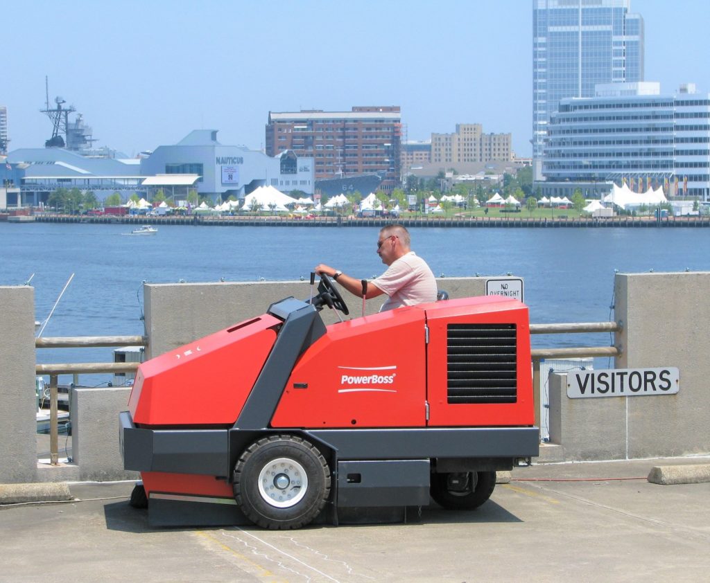 PowerBoss Atlas Sweeper - Carolina Industrial Equipment (CIE)