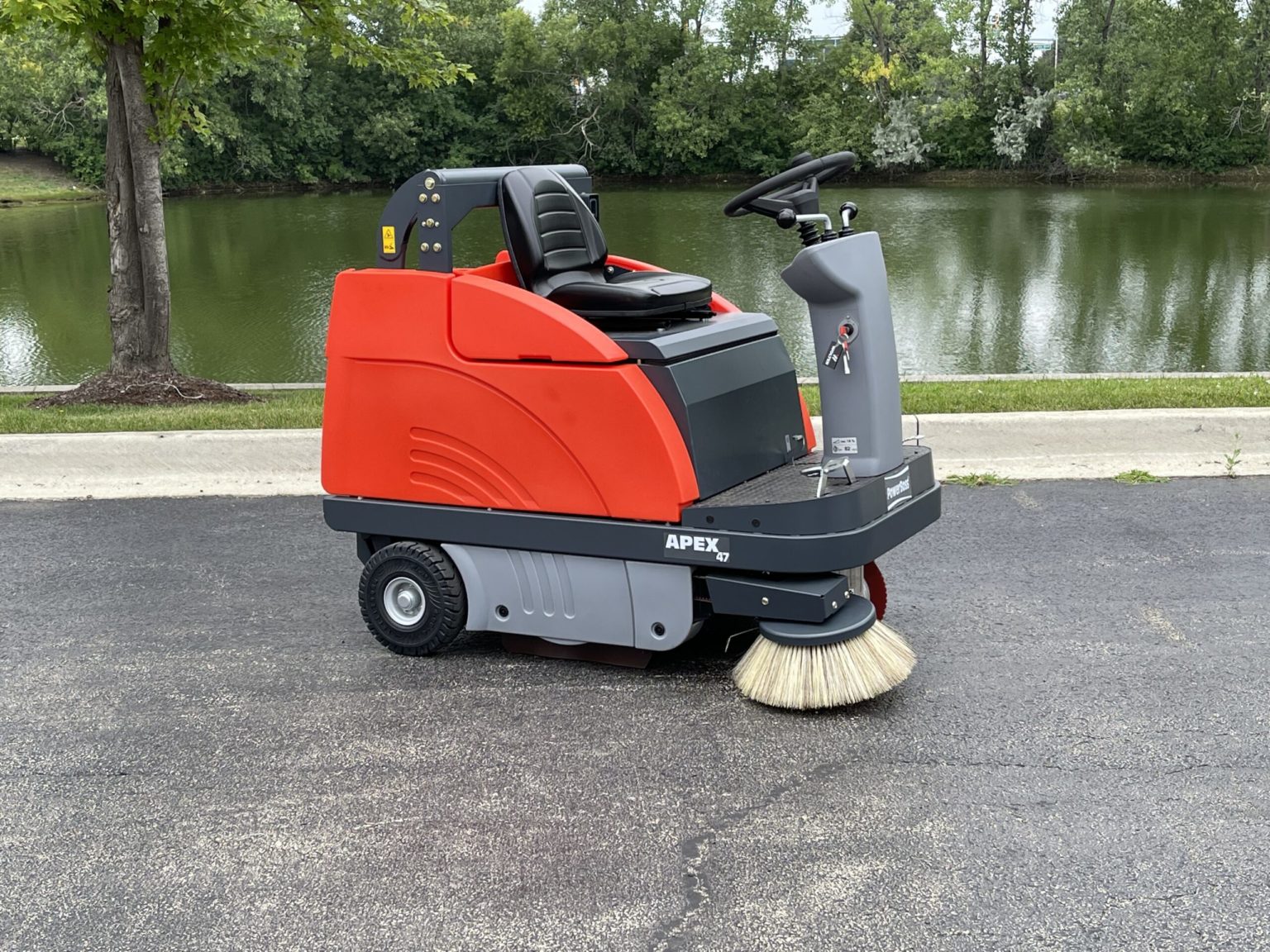 PowerBoss Apex 47 Sweeper - Carolina Industrial Equipment (CIE)
