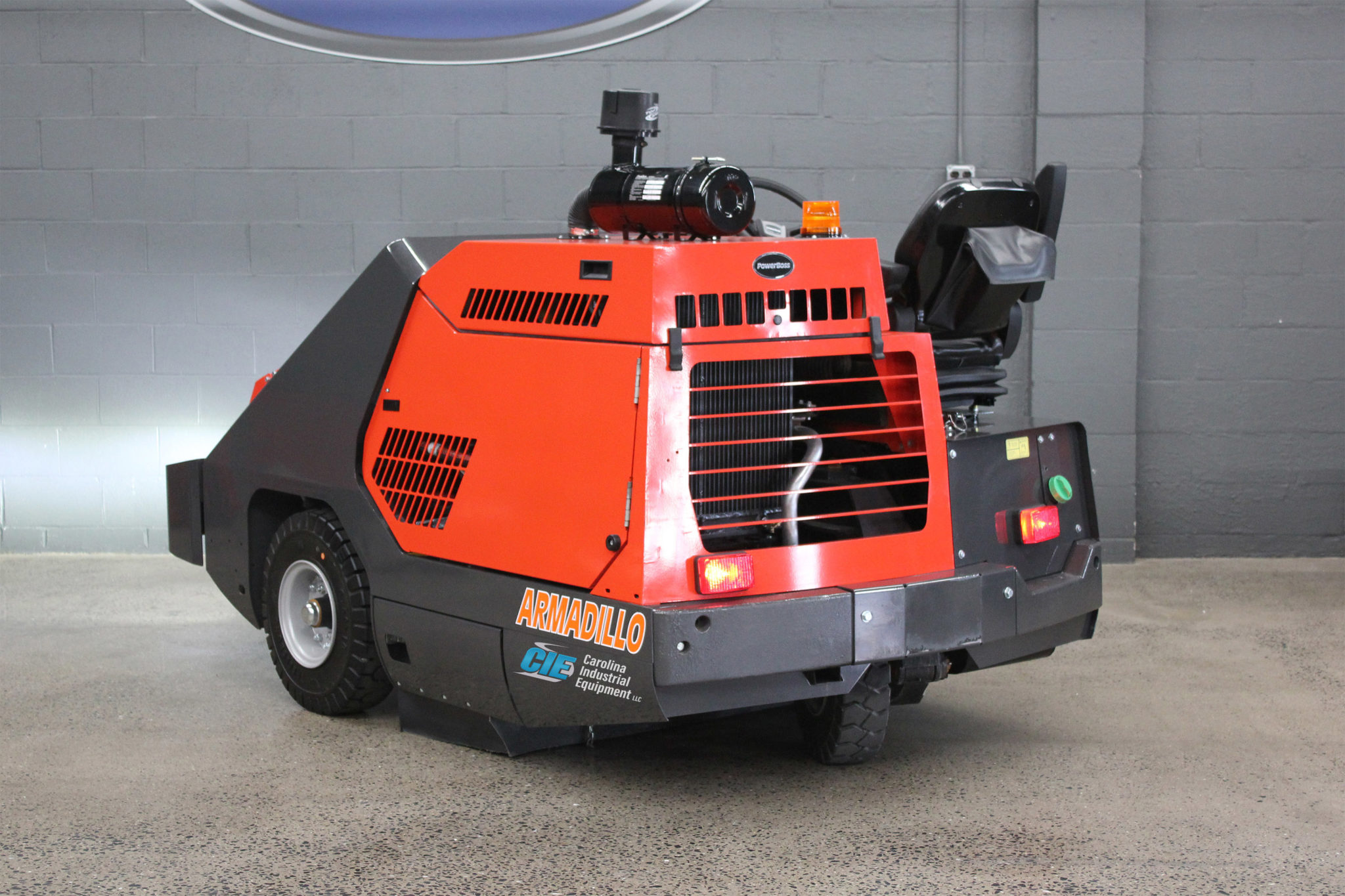 PowerBoss Armadillo 9X Sweeper - Carolina Industrial Equipment (CIE)