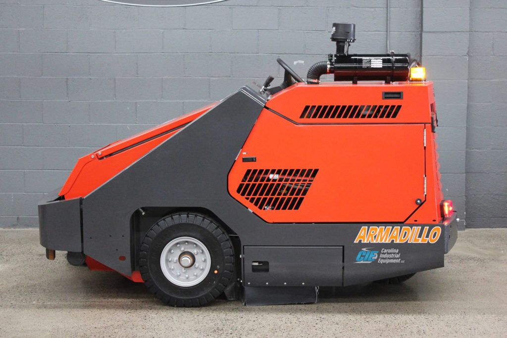 PowerBoss Armadillo 9X Sweeper - Carolina Industrial Equipment (CIE)