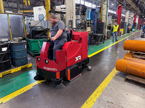 Factory Cat XR Rider Floor Scrubber - Carolina Industrial Equipment (CIE)